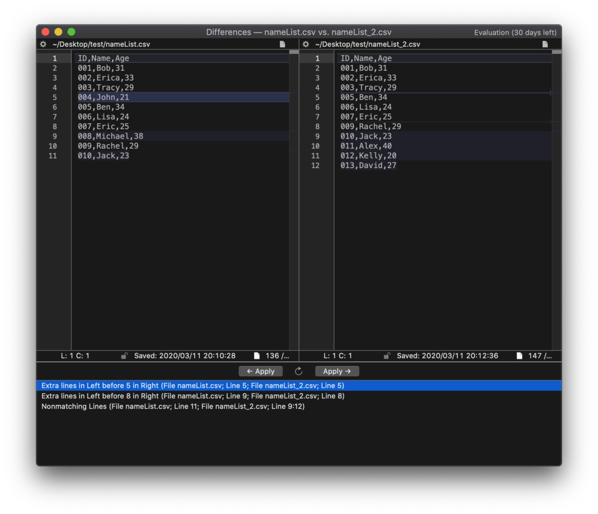 macOSで2つのファイルの差分を確認するには？便利なdiffツールを紹介 | プログラミング入門ナビ by Proglus（プログラス）